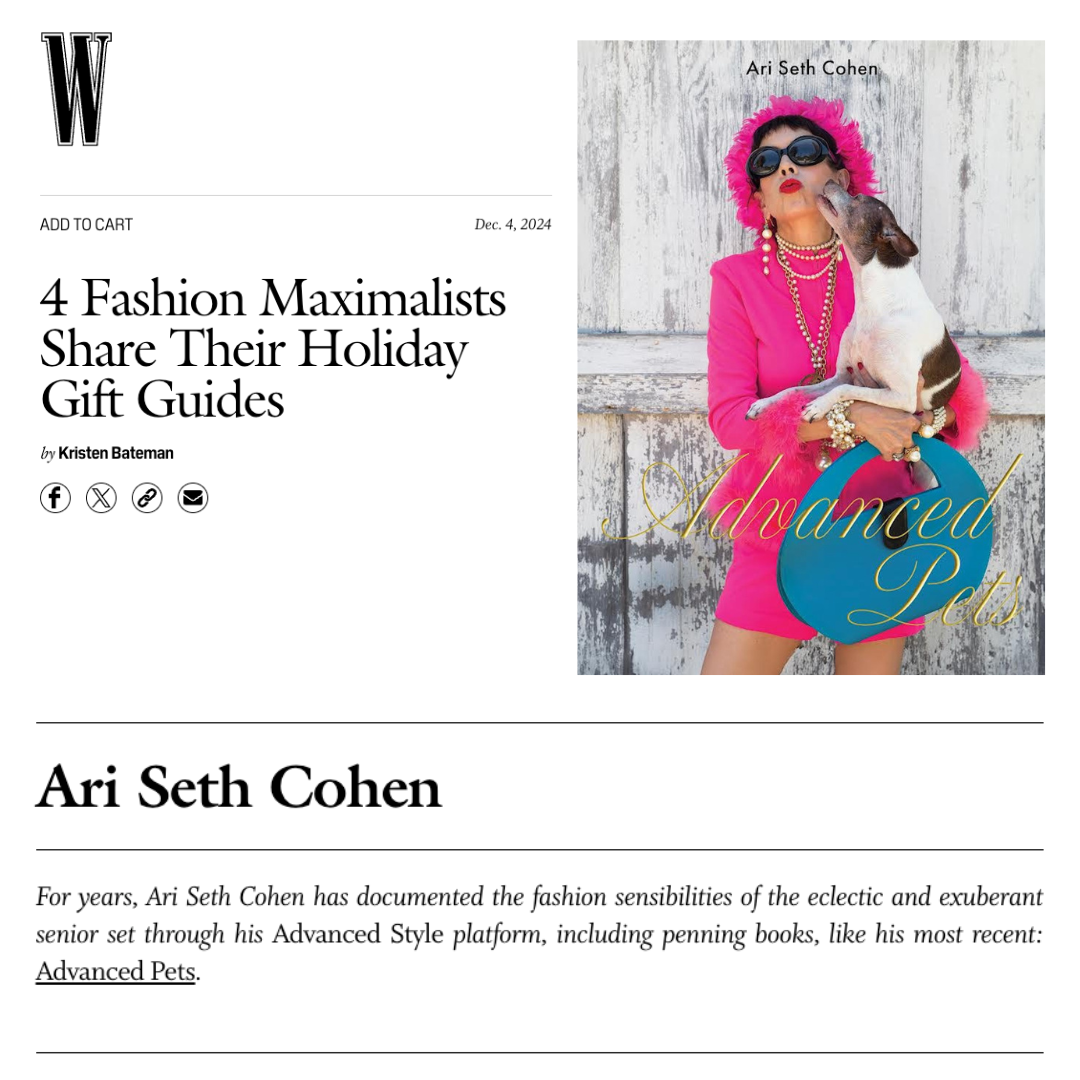 Advanced Pets in W Magazine - powerHouse Books