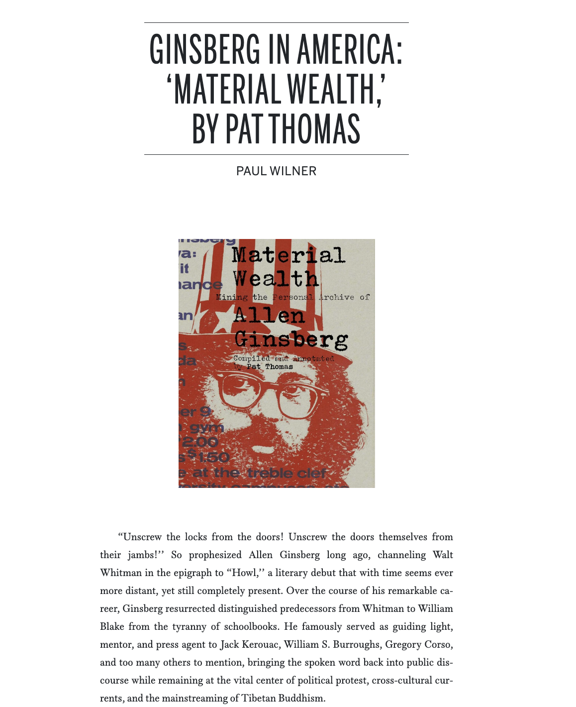Material Wealth in ZYZZYVA - powerHouse Books